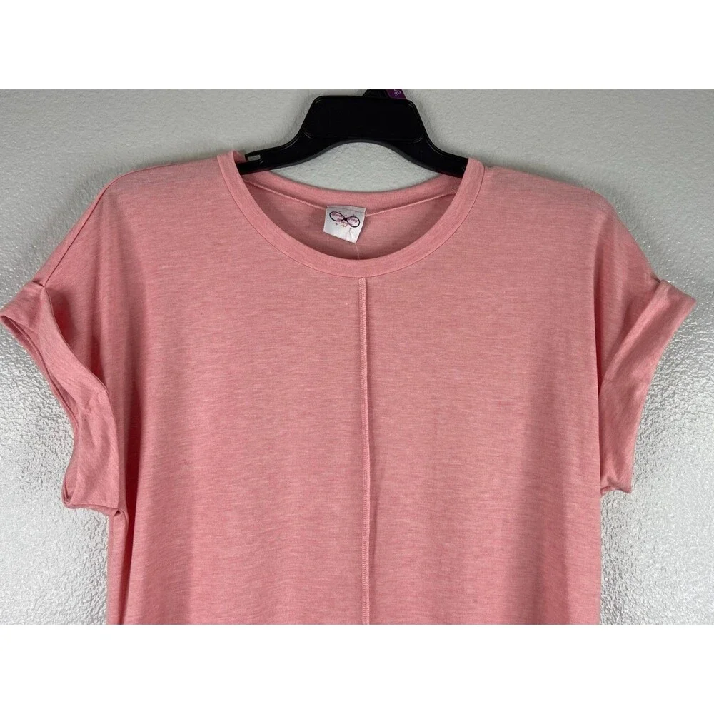 Dresses | Women Xl Peach T Shirt Dress Lightweight Casual Beach Nwt ...